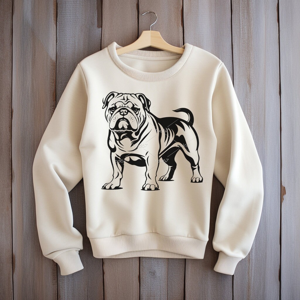 Bulldog SVG, PNG, DXF, Eps, Pdf, Cut File Bulldog for Cricut, Bulldog ...