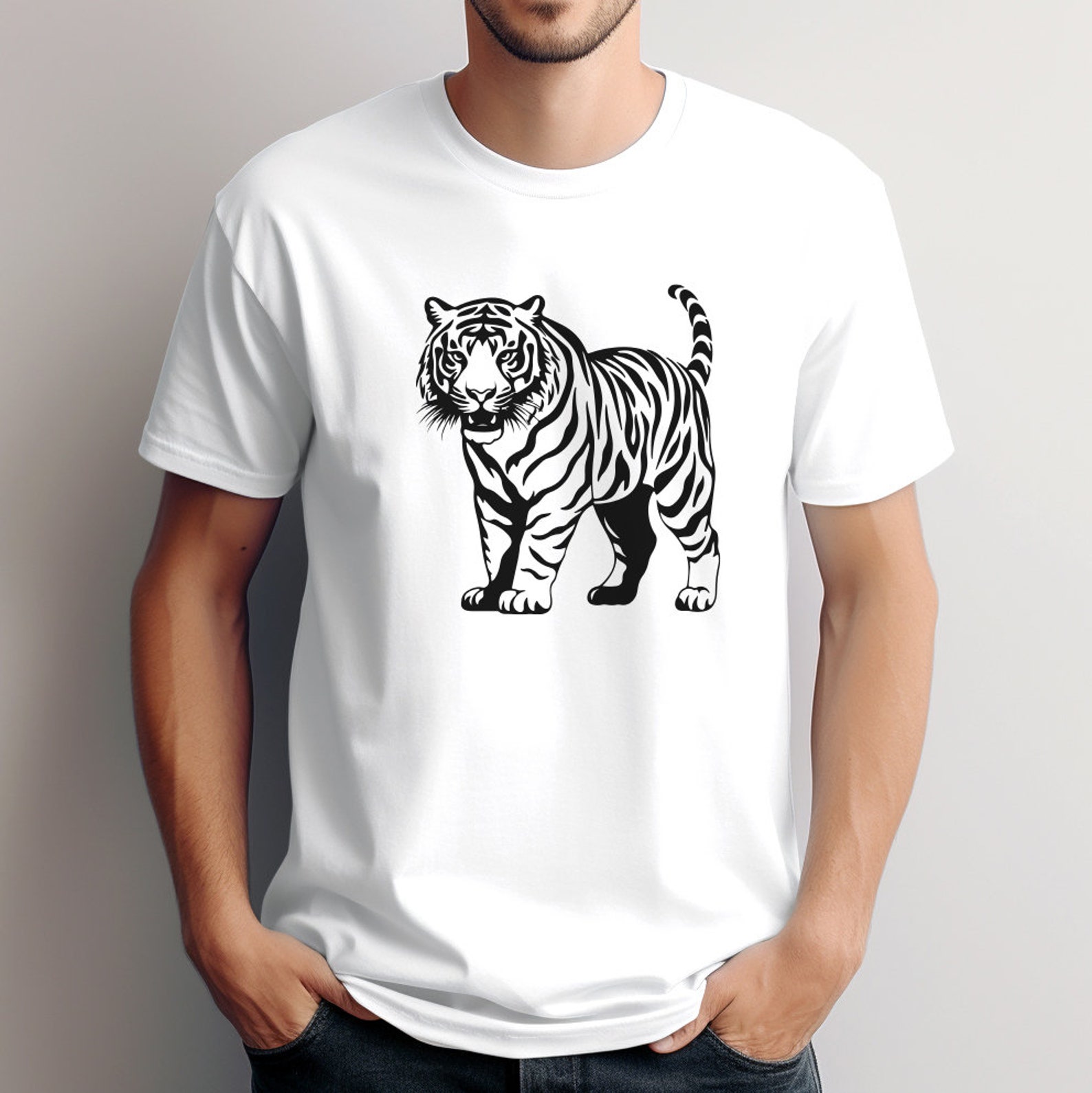 Tiger SVG, Tiger Png, Svg Files for Cricut, Tiger Vector Clipart Design ...
