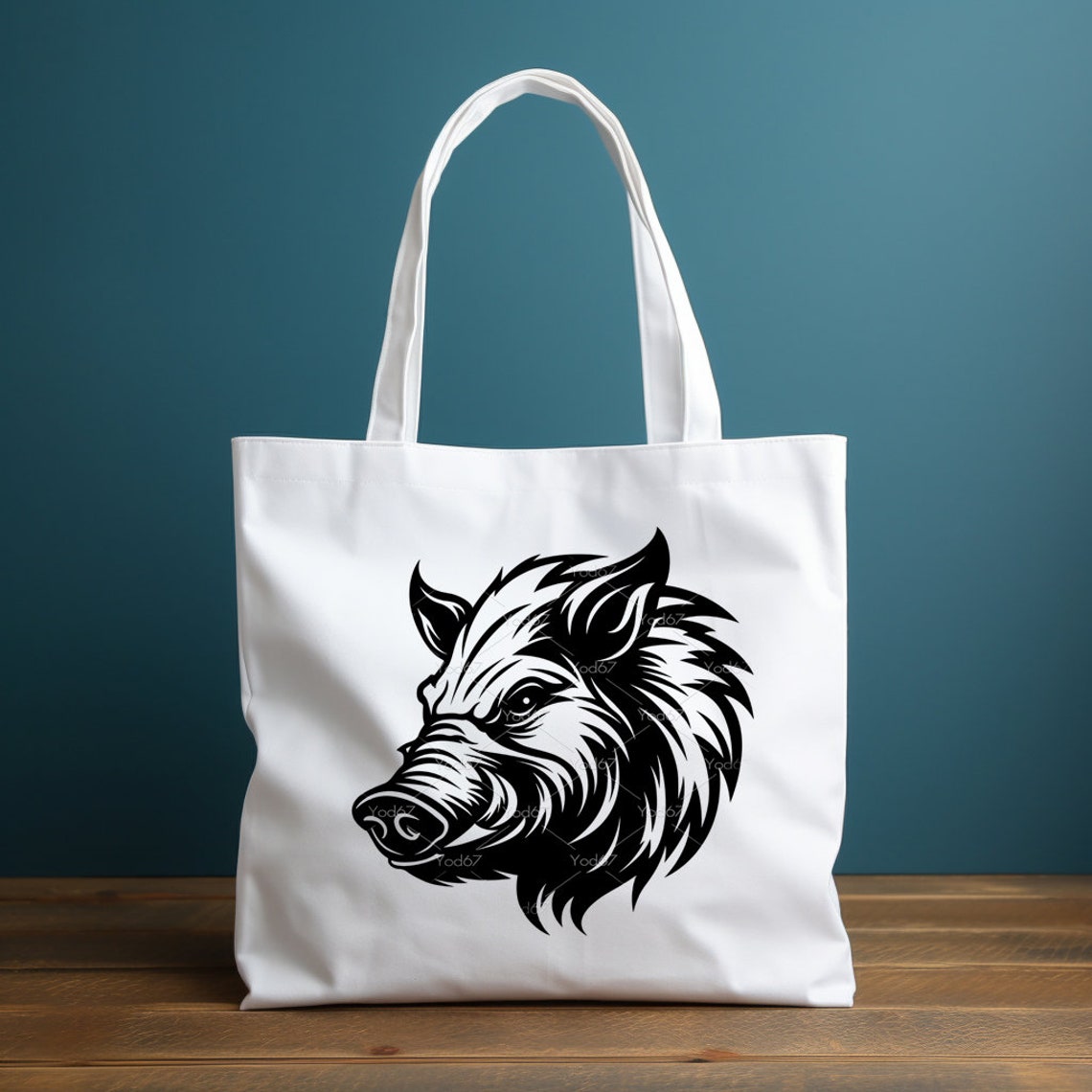 Boar SVG, Wild Boar Vector Clipart Design EPS PNG Dxf Pdf, Svg File for ...