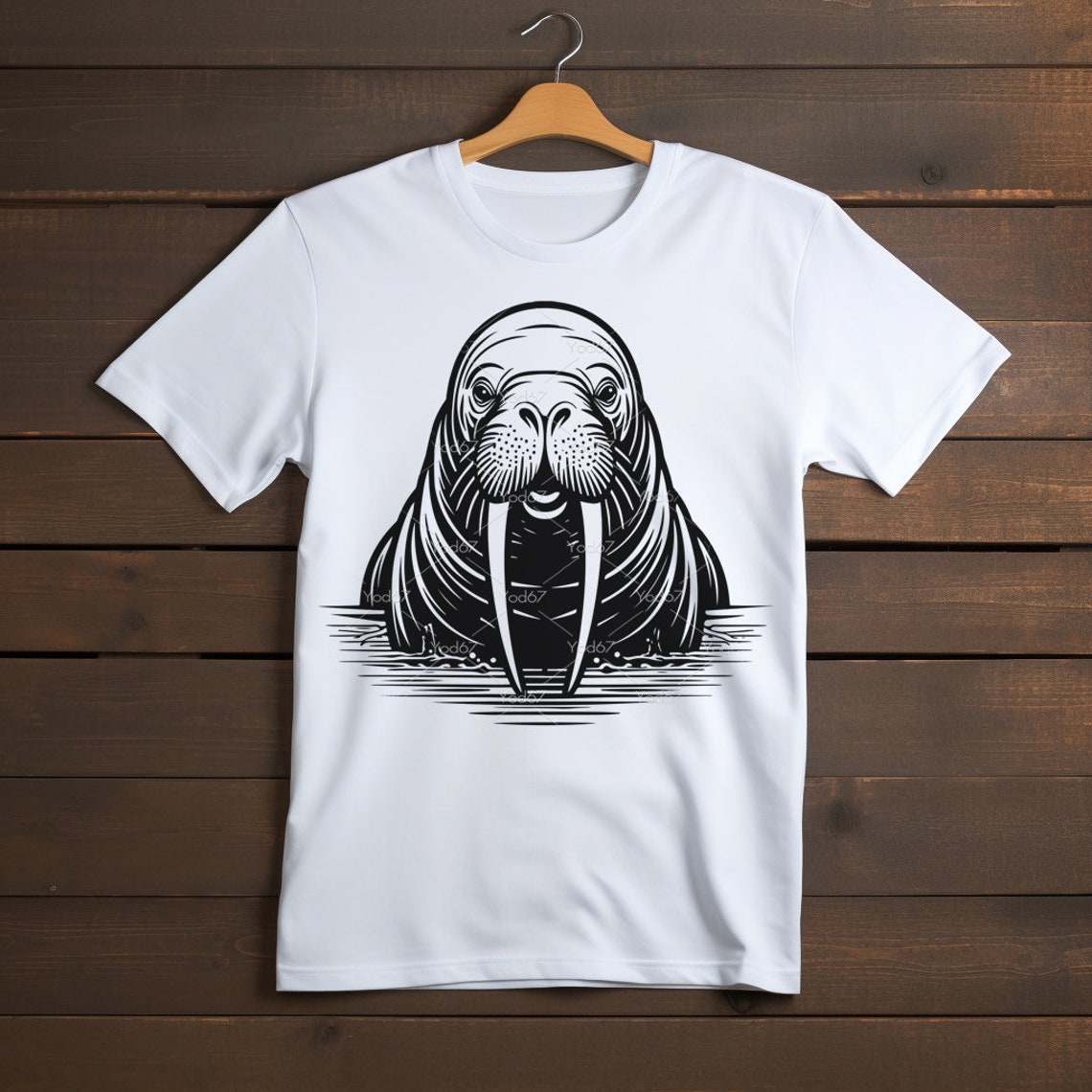 Walrus Vector Clipart Design SVG PNG EPS Dxf Pdf, Svg Cut File for ...