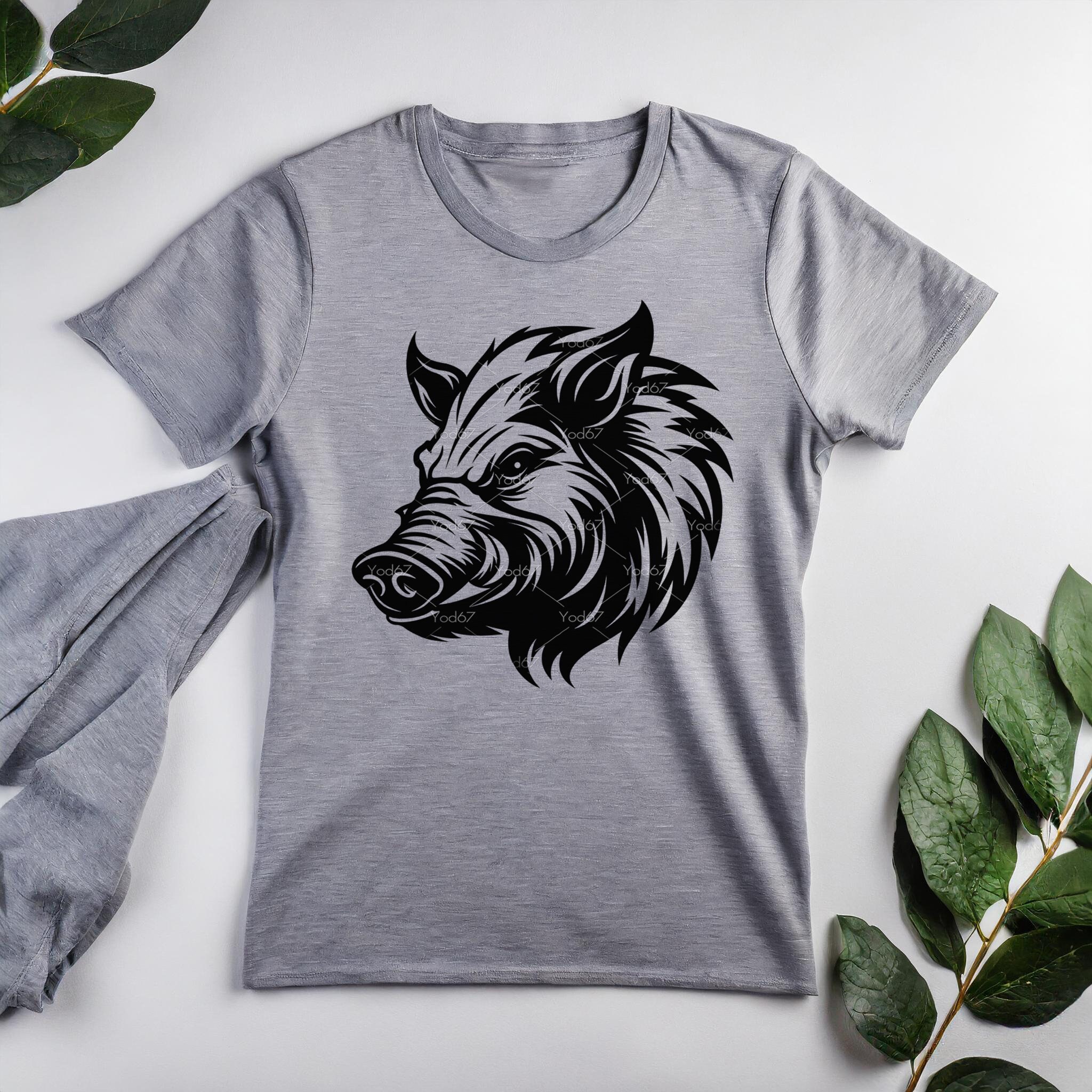 Boar SVG, Wild Boar Vector Clipart Design EPS PNG Dxf Pdf, Svg File for ...