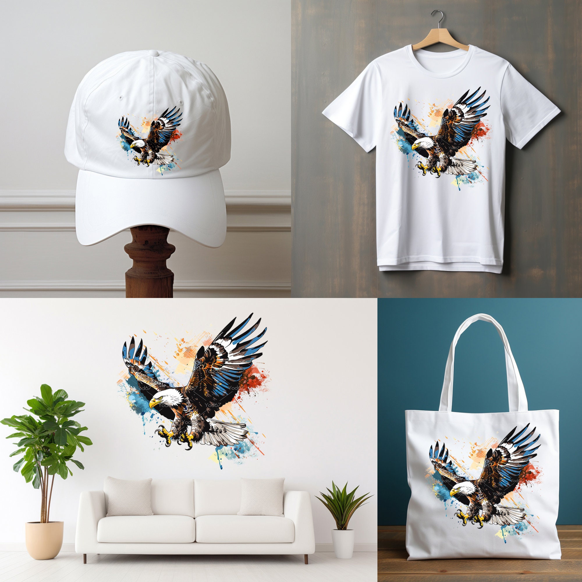 White-head Eagle PNG, American Eagle for Sublimation Printing, Eagle ...