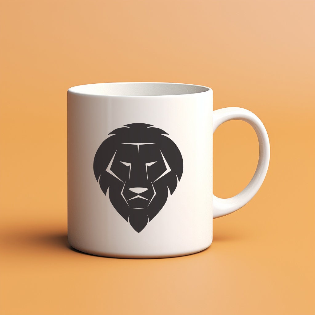 Lion Head SVG, Unique Lion Head Design, Cut File Lion for Cricut, Lion ...