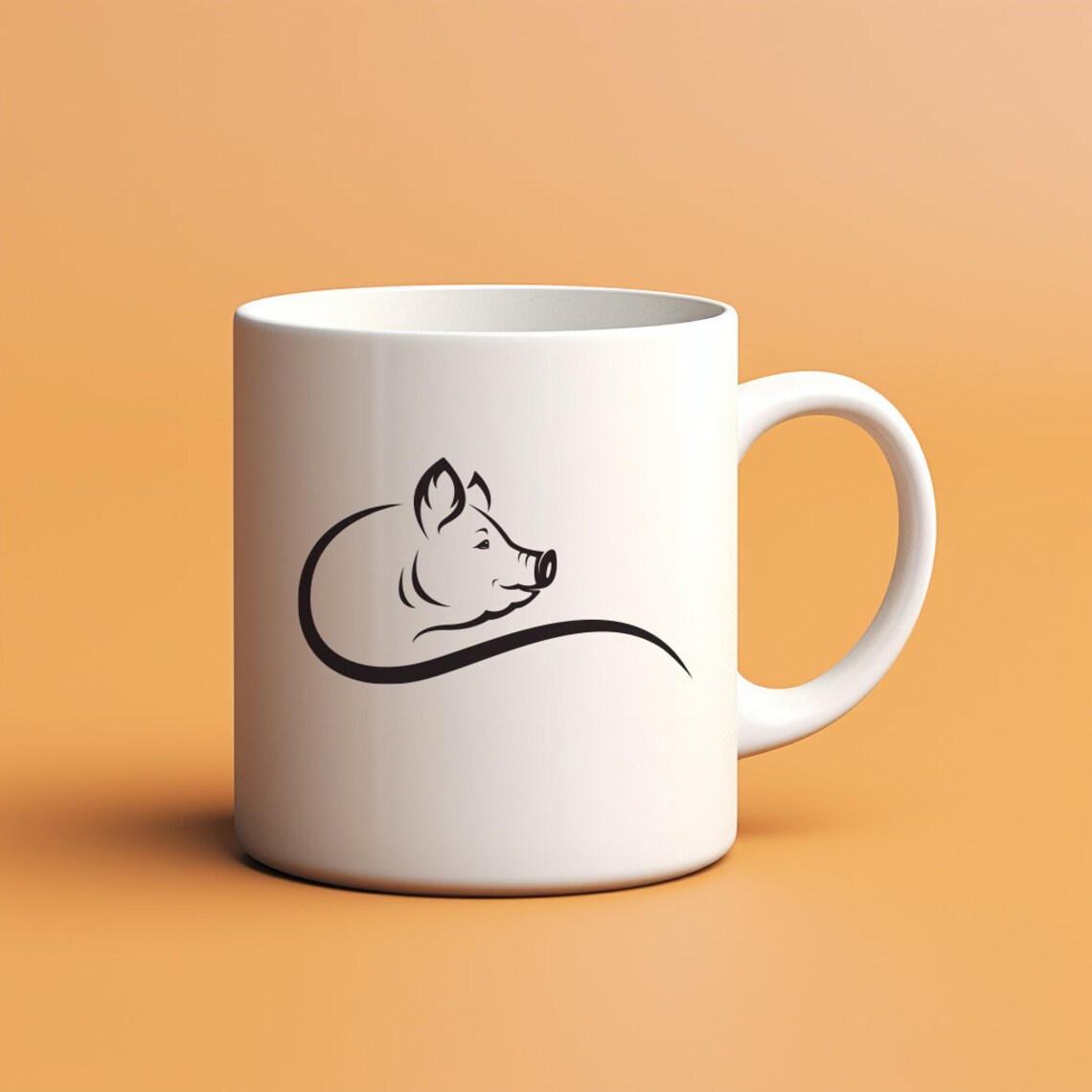 Pig Head SVG, Pig Head Png, Pig Head Design, Pig Cricut, Pig Silhouette ...