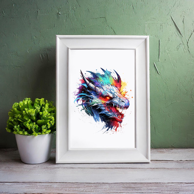 Dragon Png, Dragon Demon Clipart for Sublimation Printing, Dragon T ...