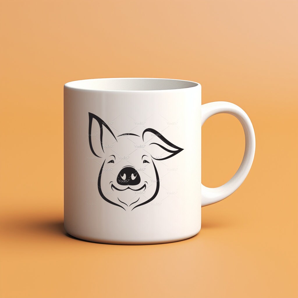 Pig Head SVG, Pig Head Png, Cut File Pig for Cricut, Pig Face Clipart ...