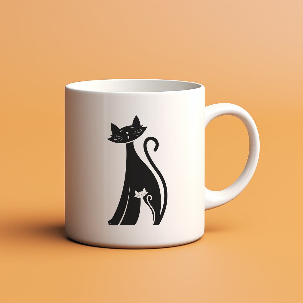 Cat SVG, Cat Png, Cute Cat Design. Cat Laser Engraving File, Cat Cricut ...