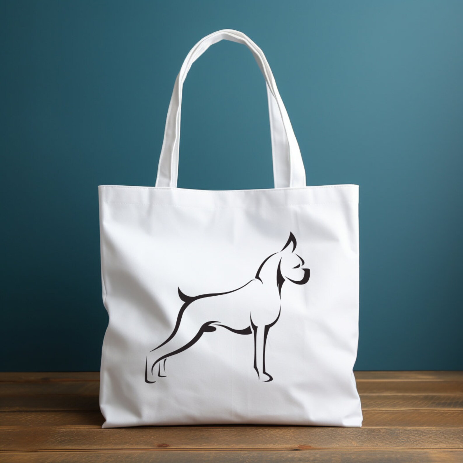 Boxer SVG, Boxer Dog Clipart Vector Design EPS, DXF, Pdf, Boxer Png ...