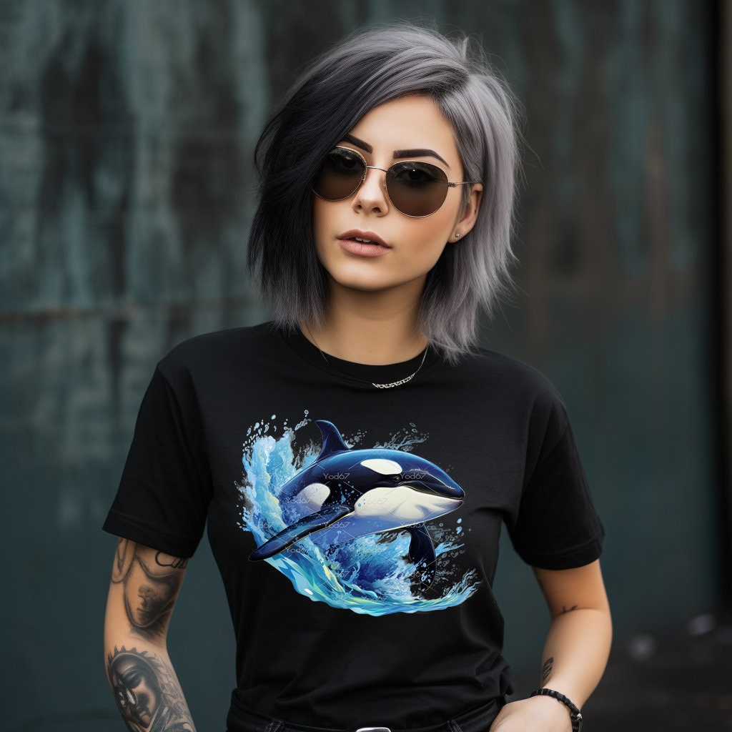 Killer Whale Png for Sublimation Printing, Killer Whale T-shirt Design ...