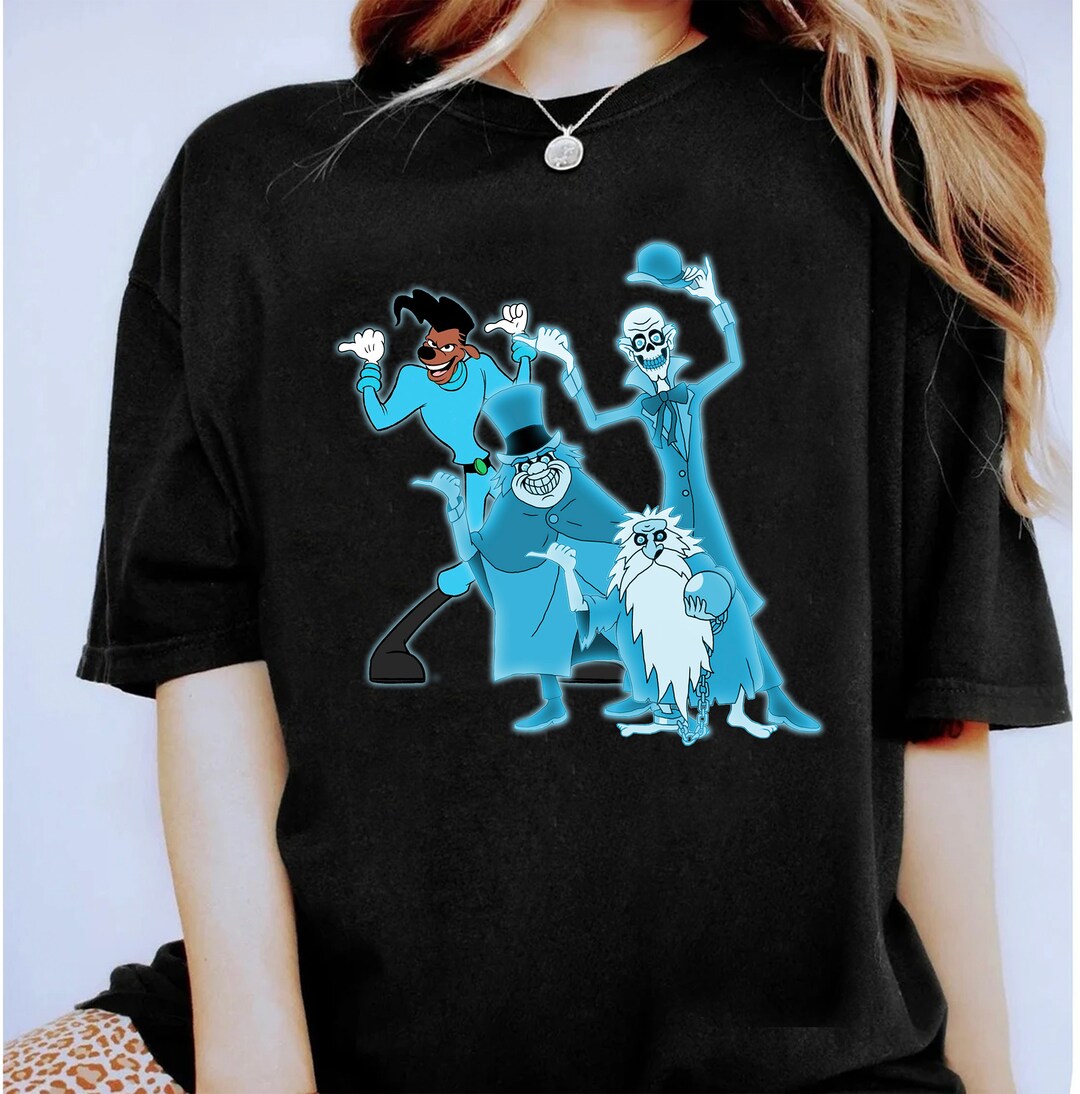 Retro Powerline and Hitchhiking Ghost Haunted Mansion Shirt, Disney A ...