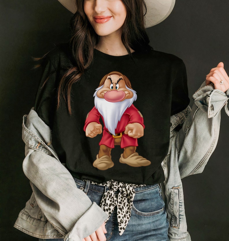 Disney Grumpy Dwarf Shirt Snow White and Seven Dwarfs Shirt - Etsy