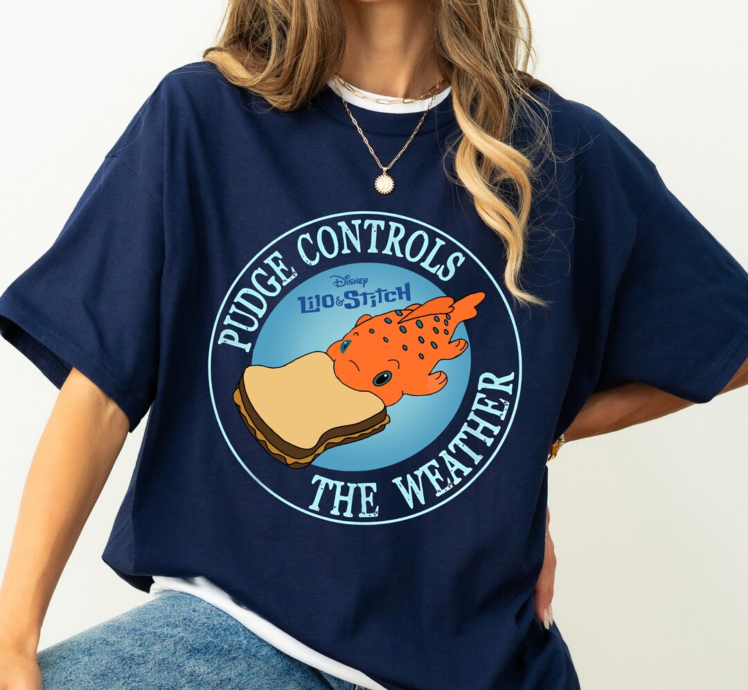 Disney Lilo and Stitch Pudge the Fish Shirt, Pudge Controls the Weather ...