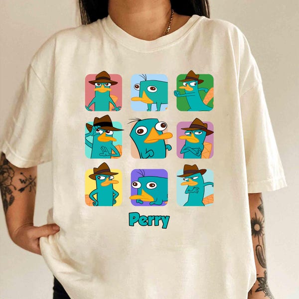 Perry the Platypus T Shirt - Etsy