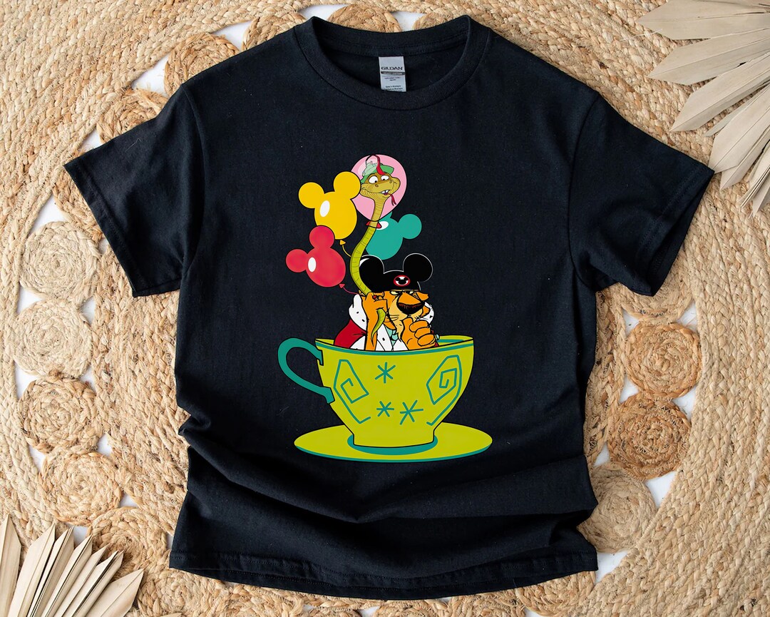 Prince John and Sir Hiss Mickey Balloons Tea Cup Shirt, Robin Hood ...