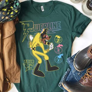 Disney Powerline Tee A Goofy Movie Powerline Stand Out Tour - Etsy