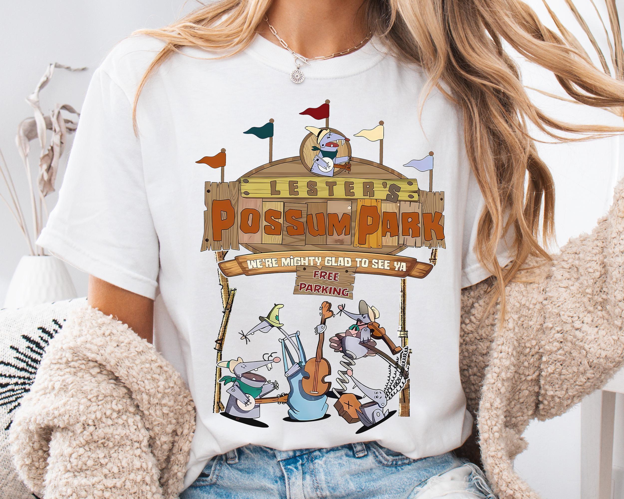 Vintage Disney A Goofy Movie Characters Shirt, Lester's Possum Park T ...