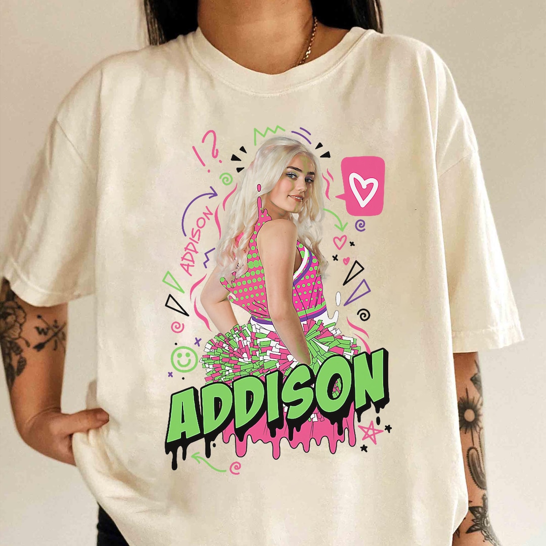 Disney Zombies 2 Addison Cheerleader T-shirt, Addison Portrait Shirt ...