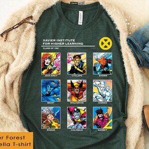 Marvel X-men Xavier Institute 90s T-shirt Jean Grey Gambit - Etsy