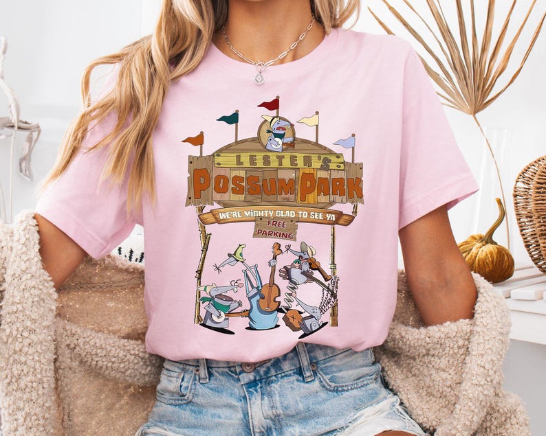 Vintage Disney A Goofy Movie Characters Shirt, Lester's Possum Park T ...