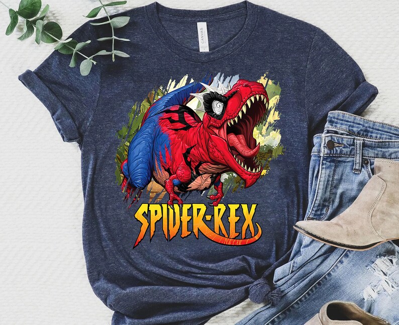 Marvel Spider-man Spider-rex Rip and Roar T-shirt MCU Fans - Etsy