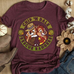 Disney Chip and Dale Rescue Rangers Logo T-shirt, Chipmunks Shirt, Best ...