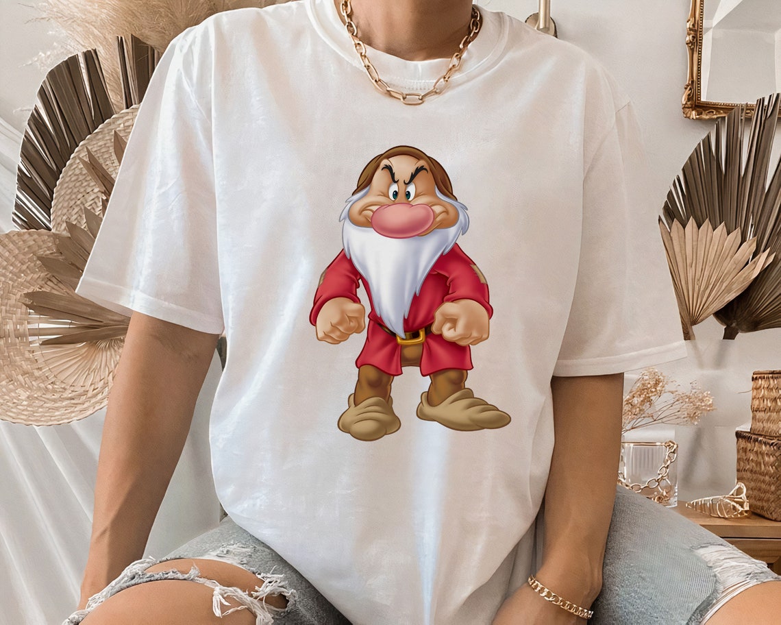 Disney Grumpy Dwarf Shirt Snow White and Seven Dwarfs Shirt - Etsy