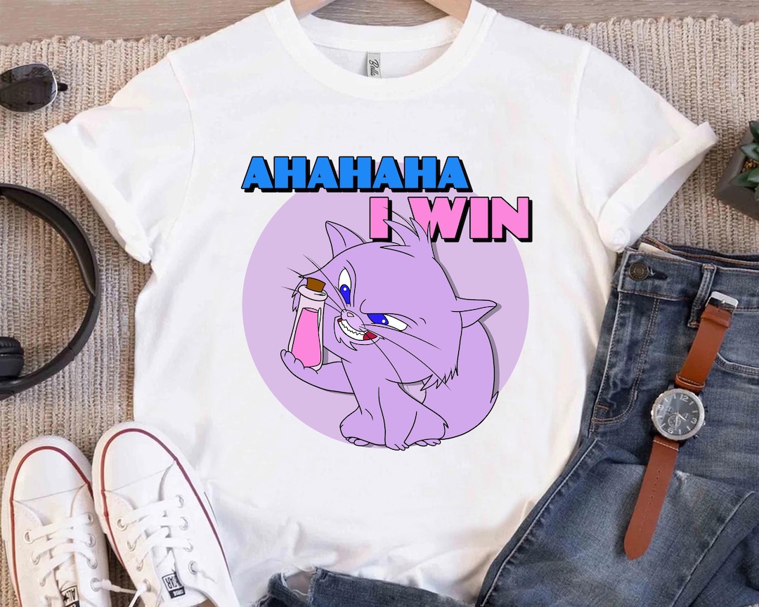 Disney the Emperor's New Groove Yzma Cat Ahaha I Win Shirt, Magic ...