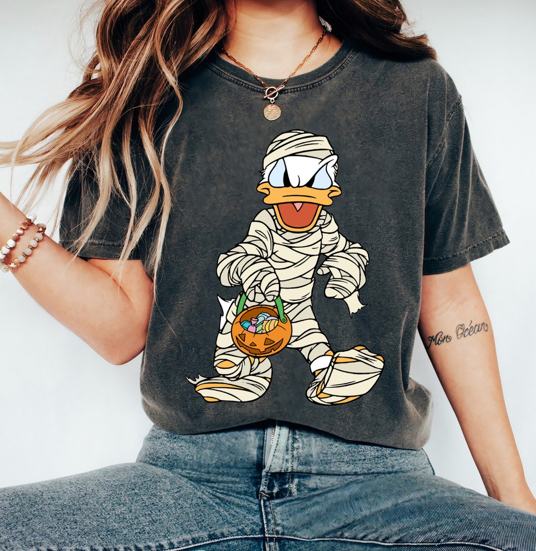 Disney Donald Duck Mummy Halloween T-shirt, Mummy Donald Halloween ...