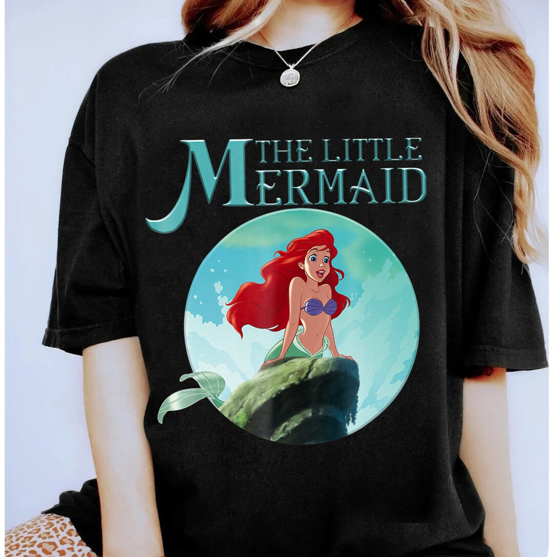 Disney the Little Mermaid Ariel Splash Rock Graphic Shirt, Disney Magic ...