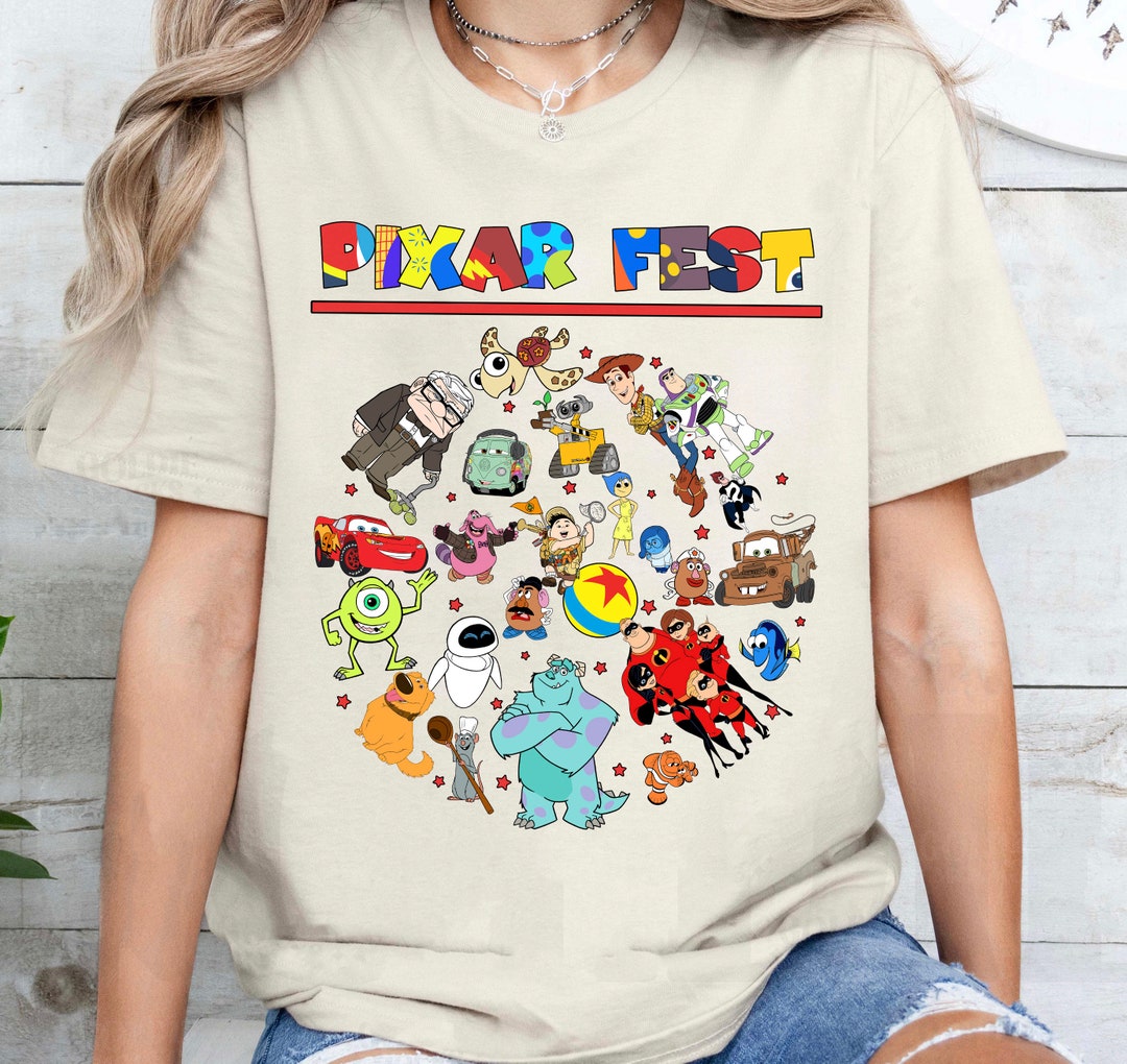 Disney Pixar Fest 2024 T-shirt, Retro Toy Story Characters Shirt ...