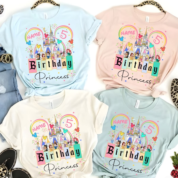 Princess Birthday Shirt - Etsy