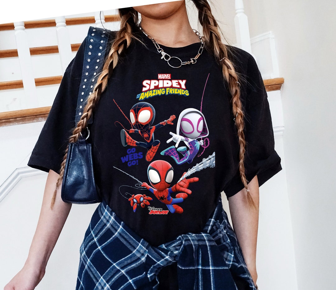 Marvel Spidey and His Amazing Friends Posters Shirt, Spidey Miles Ghost ...