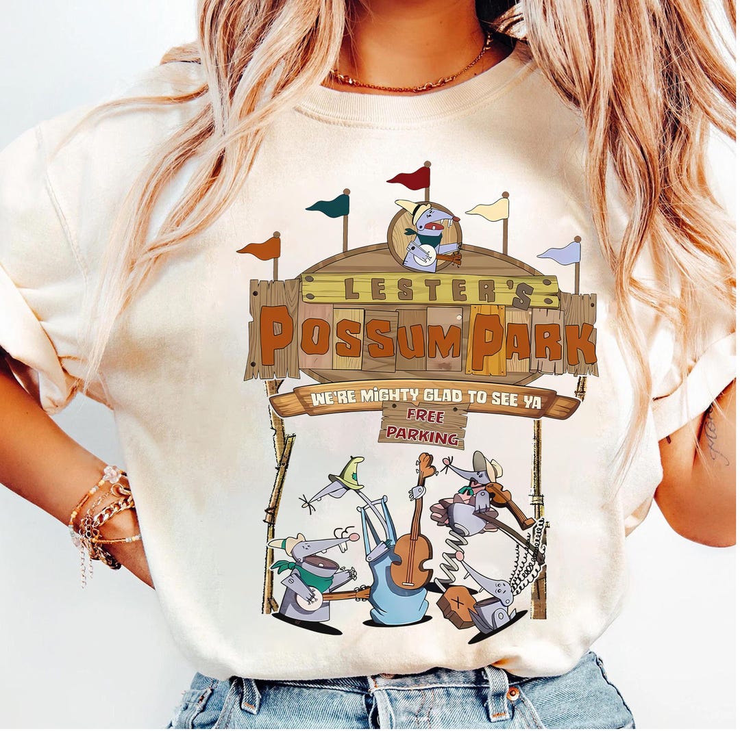 Vintage Disney A Goofy Movie Characters Shirt, Lester's Possum Park T ...