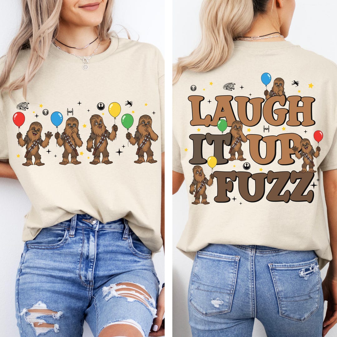 2-sided Disney Chewbacca Laugh It up Fuzz Shirt, Star Wars Celebration ...