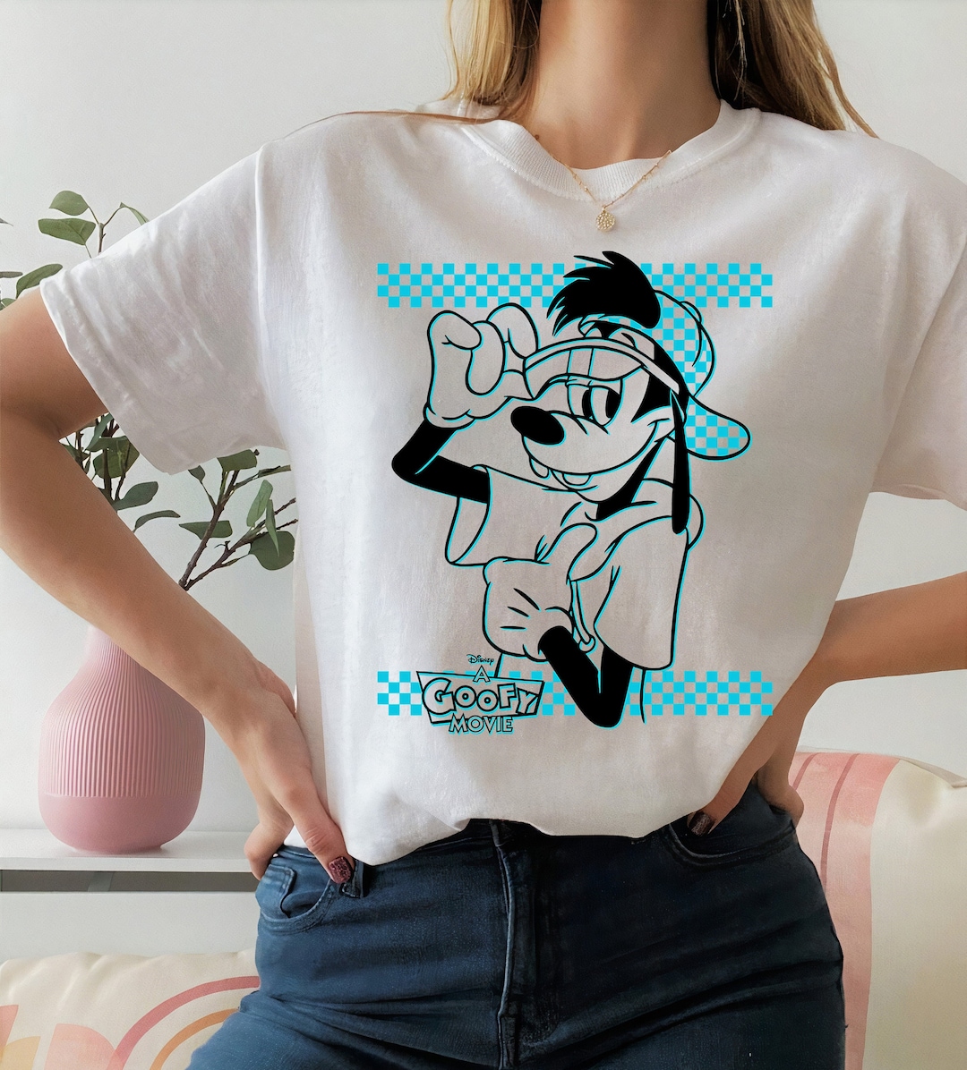 Disney A Goofy Movie Max Goof 90s Portrait Retro T-shirt, Magic Kingdom ...