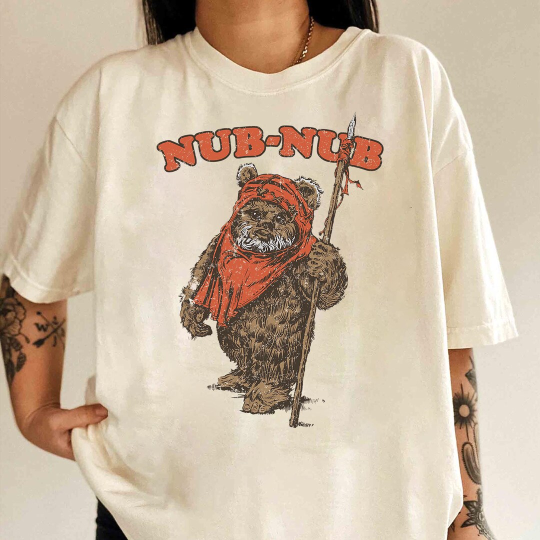Star Wars Nub-nub Ewok Vintage Camp Graphic T-shirt, Star Wars Fan Gift ...