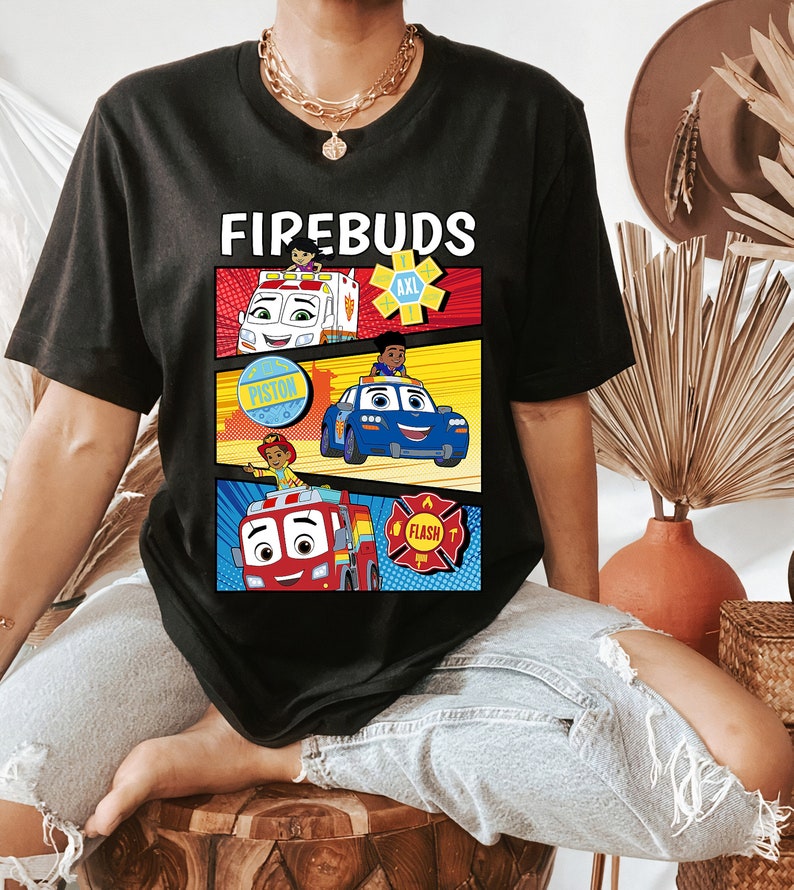 Disney Firebuds Axl Piston & Flash Firebuds T-shirt Magic - Etsy