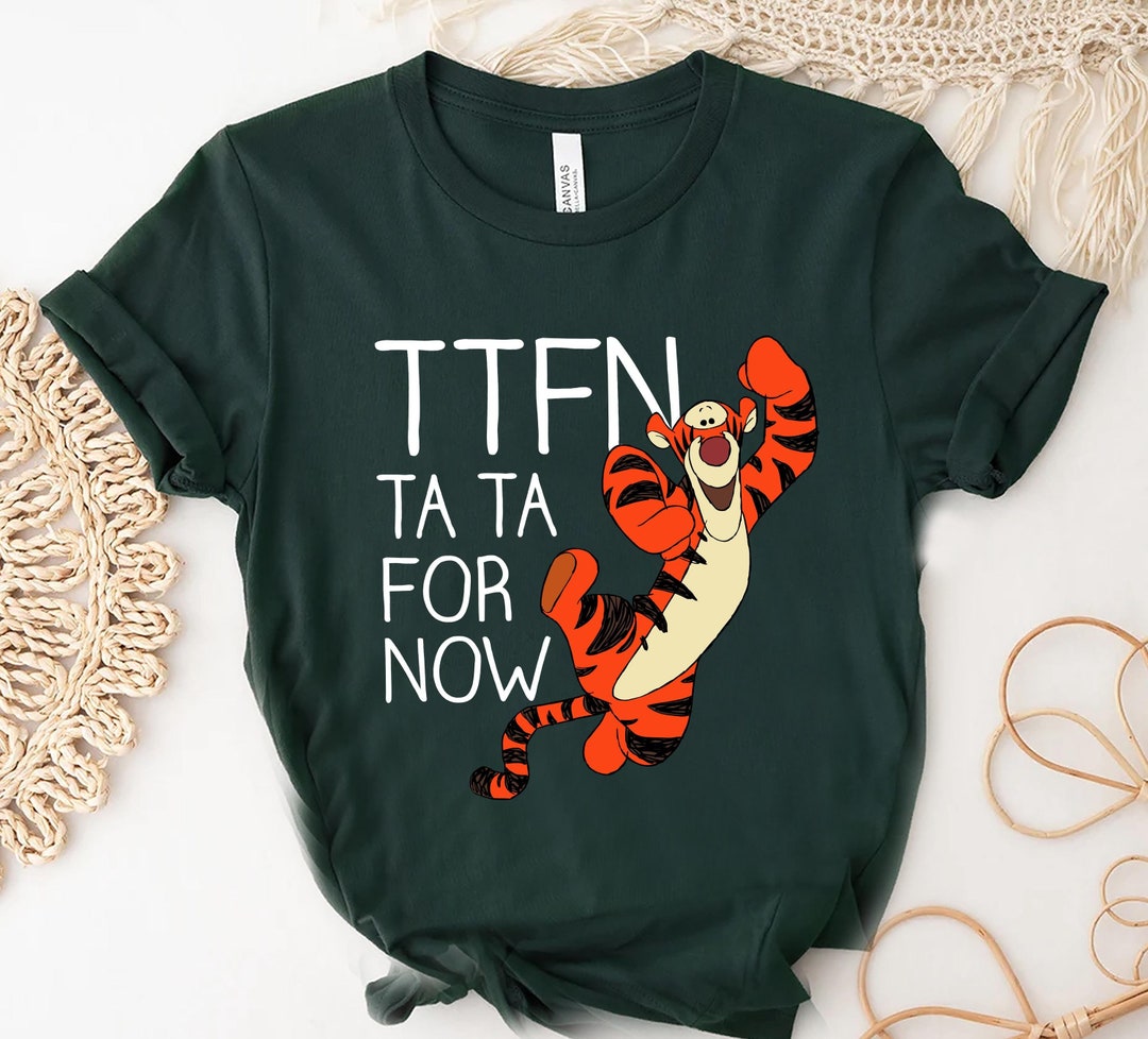Disney Winnie the Pooh Tigger Ta Ta for Now T-shirt, Tigger Upside Down ...