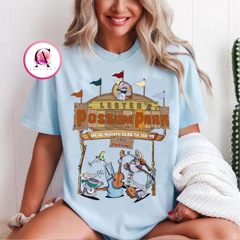 Vintage Disney A Goofy Movie Characters Shirt, Lester's Possum Park T ...