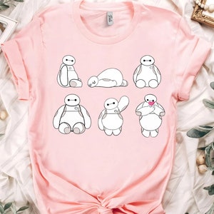 Disney Big Hero Baymax Cute Pose Shirt, Cute Baymax Shirt, Disneyland ...
