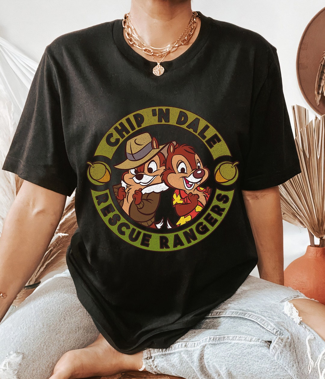 Disney Chip and Dale Rescue Rangers Logo T-shirt, Chipmunks Shirt, Best ...
