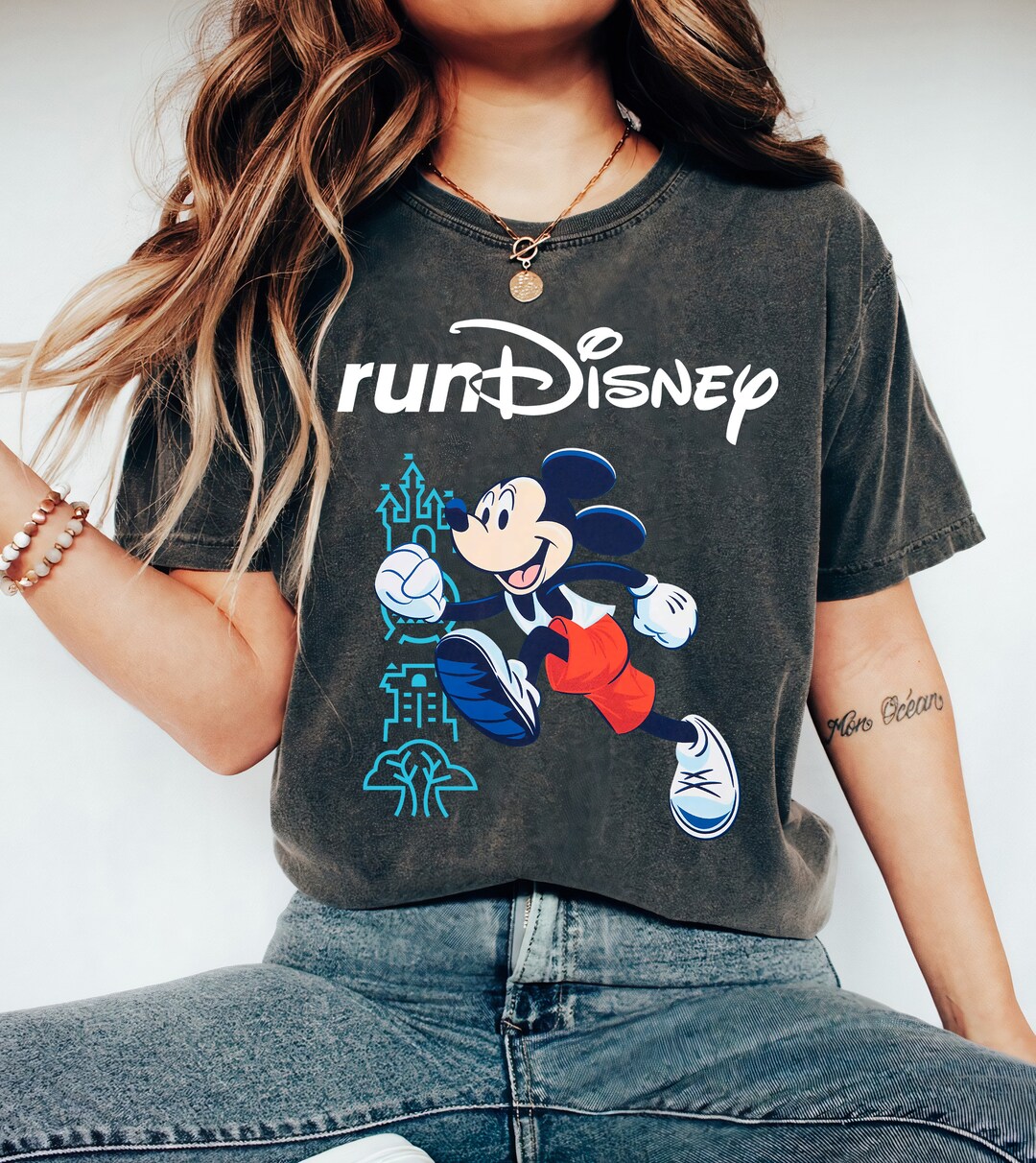 Rundisney Mickey Mouse Shirt, Mickey and Friends Disney Marathon ...