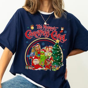Retro the Muppet Christmas Carol Group Shirts, Fozzie Gonzo Kermit Miss ...