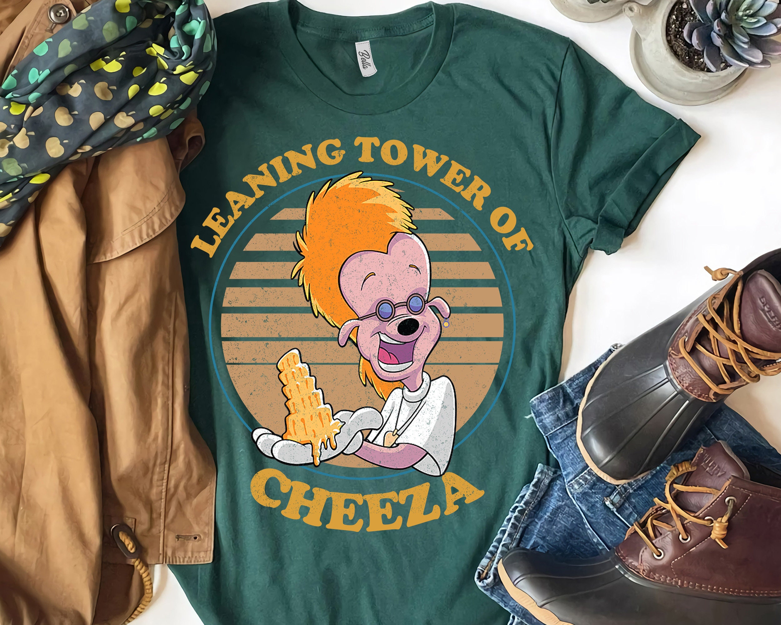 Retro Disney the Leaning Tower of Cheeza Shirt A Goofy Movie - Etsy