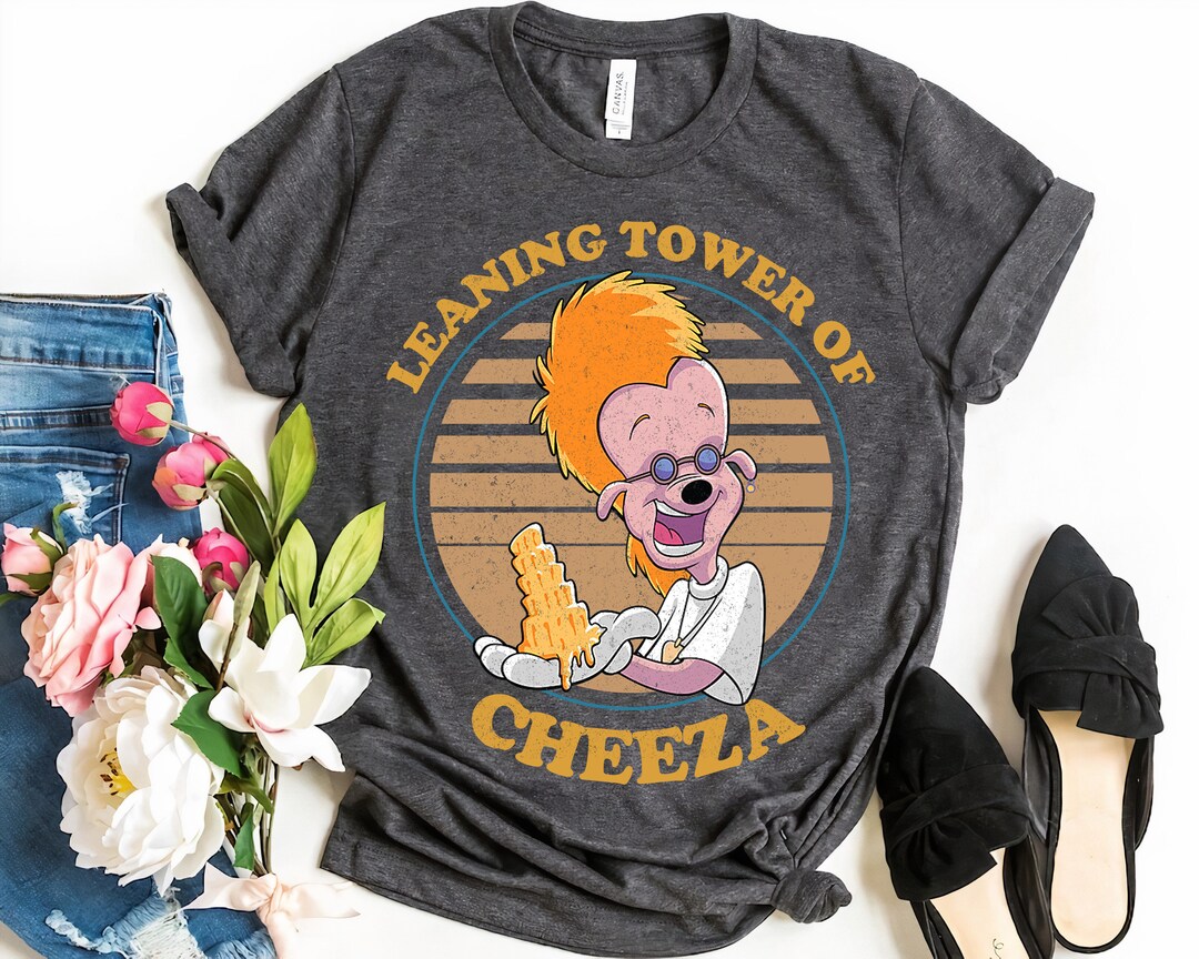 Retro Disney the Leaning Tower of Cheeza Shirt, A Goofy Movie Shirt ...