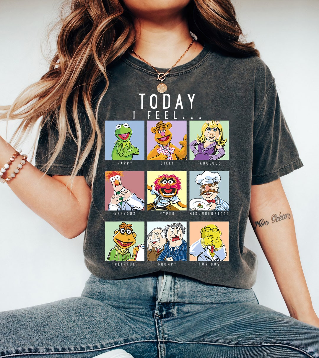 Disney the Muppets Today I Fell Box up T-shirt, Magic Kingdom ...
