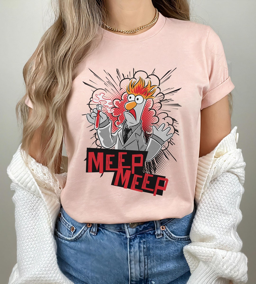 Disney the Muppets Shirt, the Muppets Beaker Meep Meep T-shirt, Magic ...