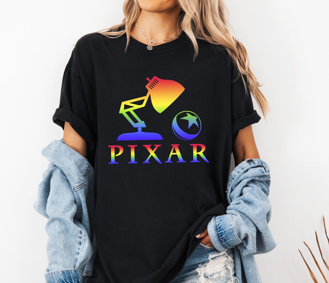 Disney Pixar Rainbow Pixar Logo T-shirt, Magic Kingdom Shirt ...