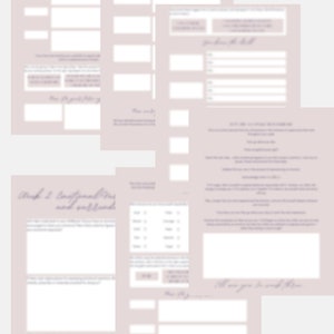 Emotional Vulnerability and Surrender Self Growth Worksheets - Etsy