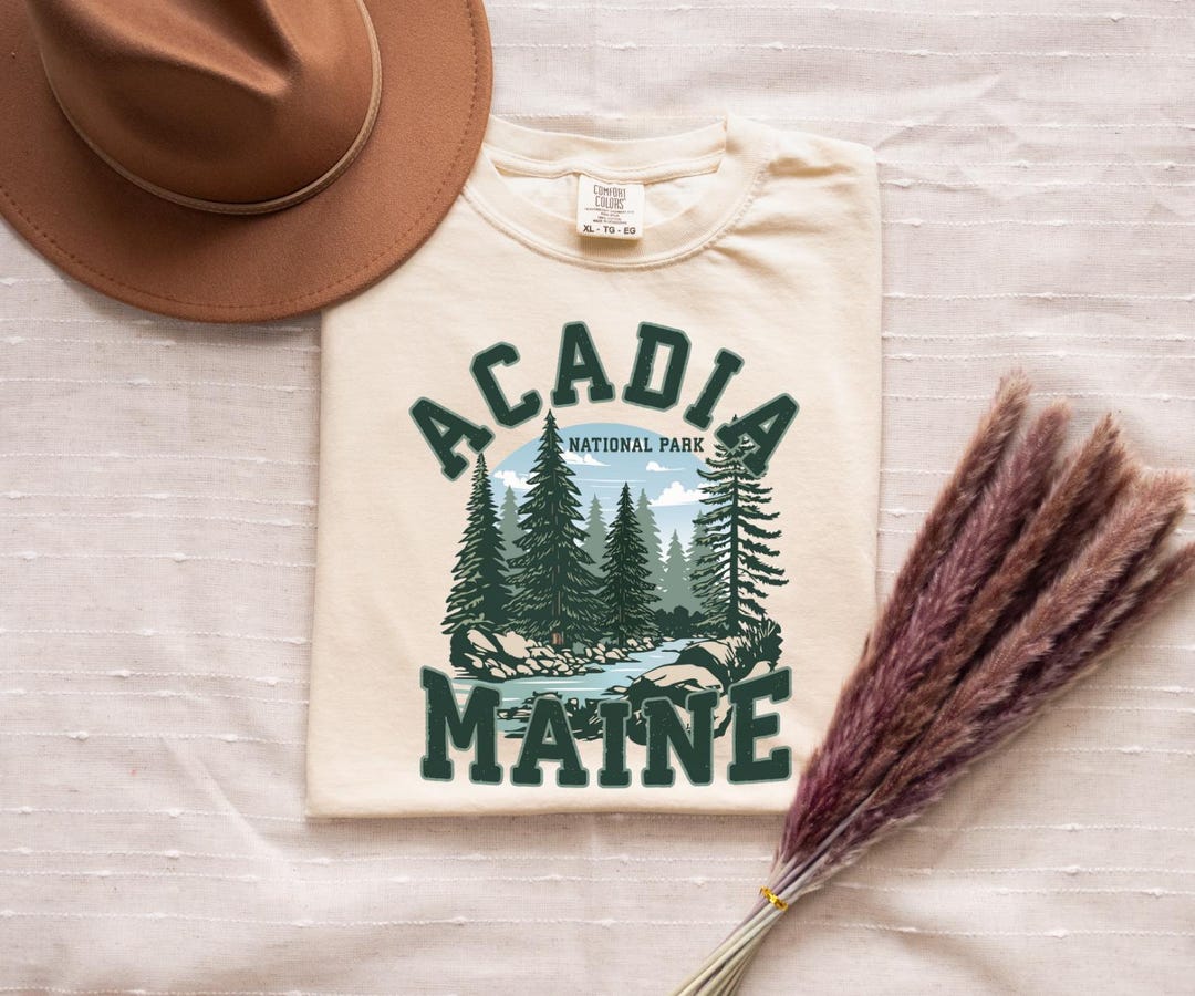 Comfort Colors Acadia National Park Shirt, Vacation Comfort Colors T ...